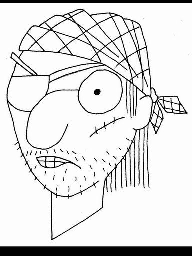 DIBUJOS DE PIRATAS CON PARCHE PARA COLOREAR – Dibujos para colorear DIBUJOS DE PIRATAS CON PARCHE PARA COLOREAR – Dibujos para colorear