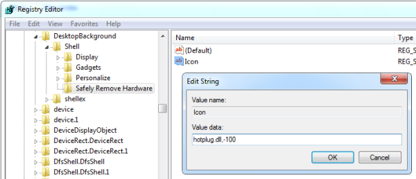 Add ‘Safely Remove Hardware’ to Desktop Context Menu