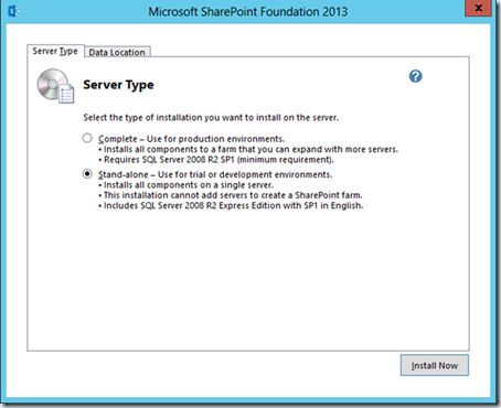SharePoint Foundation 2013 setups – CIAOPS