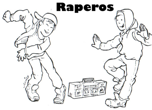 Dibujos de raperos para colorear - Imagui