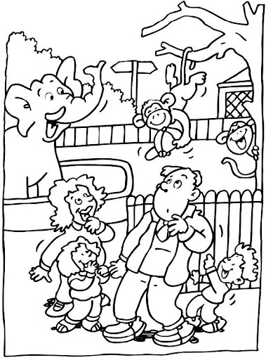 COLOREAR ANIMALES DEL ZOOLOGICO