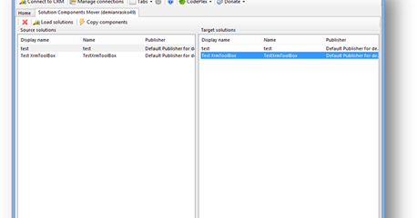 Microsoft Dynamics CRM Blog: CRM to all: XrmToolbox: Solution Components Mover