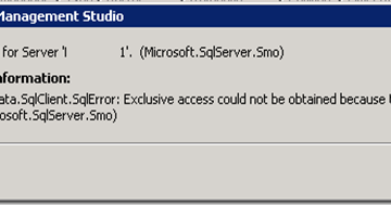 MPECS Inc. Blog: SQL Database Restore Error: Restore failed for Server 'Name'. (Microsoft ...