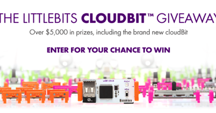 Noted: LittleBits cloudBit Giveaway: Win over $5,000 worth of prizes via Make