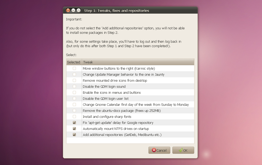 What To Do After A Fresh Ubuntu Install Script For Ubuntu 10.04 Lucid Lynx ~ Web Upd8: Ubuntu ...