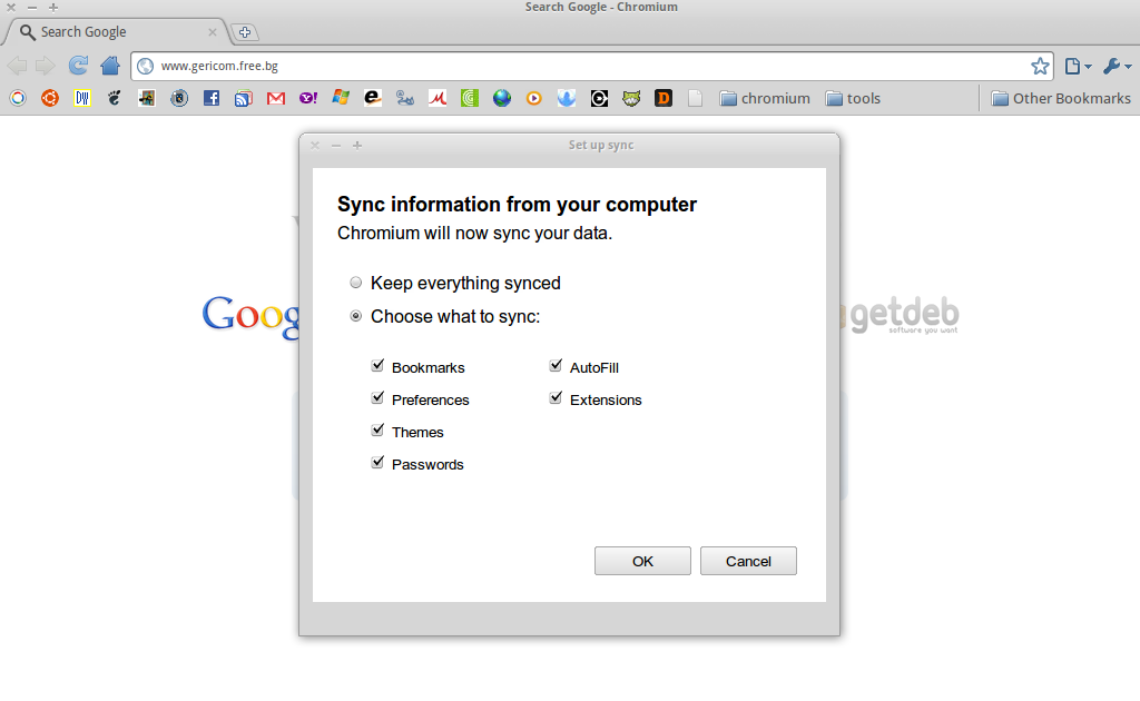 How To Enable (Encrypted) Password Sync In Chromium / Google Chrome ~ Web Upd8: Ubuntu / Linux blog