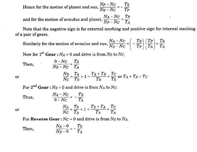 Epicyclic Or Planetary Gear Train Automobile epicyclic-or-planetary-gear-train-automobile