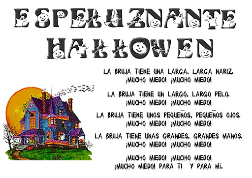 POESIAS DE HALLOWEEN PARA NIÑOS CON DIBUJOS
