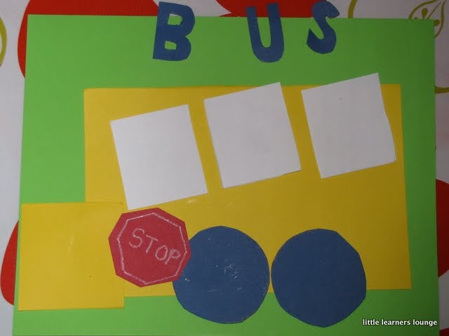 little learners lounge: Shape Bus