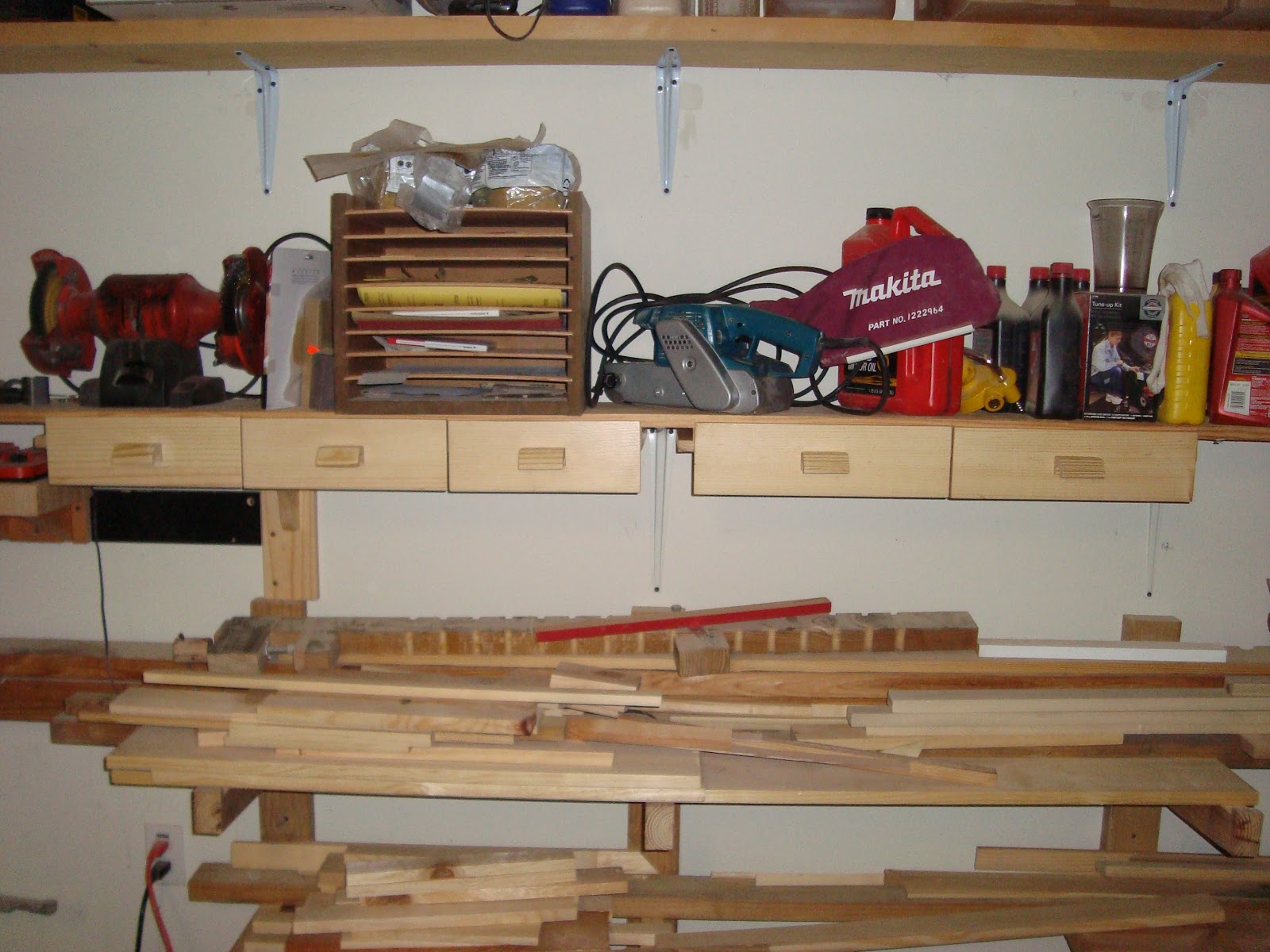Brotherwood: Forstner Bit Storage Shelf and More Parts Storage Drawers
