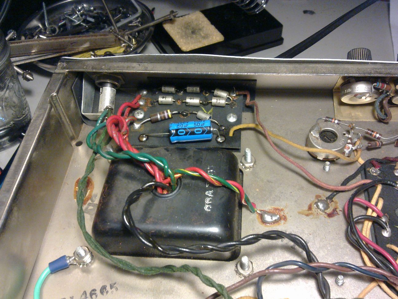 Paul P's Amps: AB165 Bassman Refurbishment & Modification