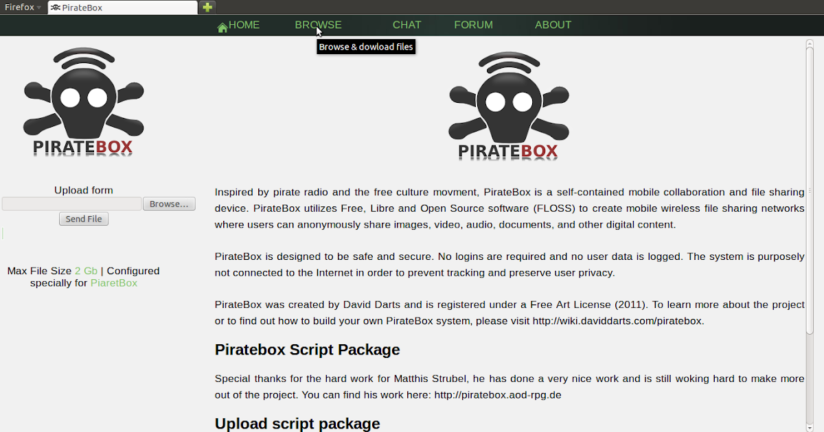 UbuntuHak: Sneak-peek at PirateBox Design (new)