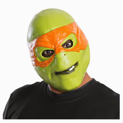 Scary Teenage Mutant Ninja Turtle Movie Michelangelo Adult Mask
