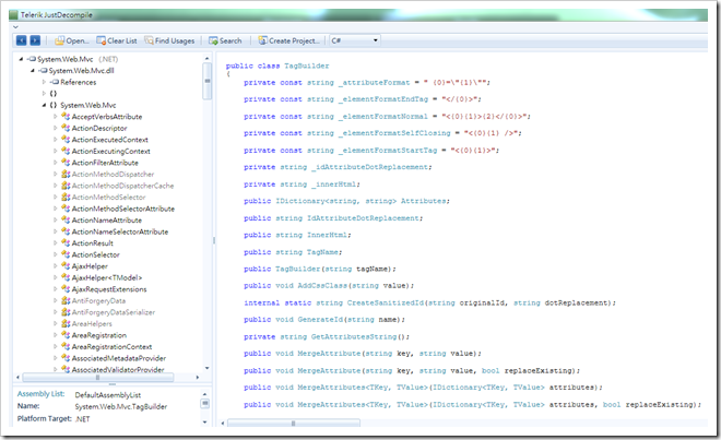Mrkt 的程式學習筆記 Asp Mvc 3 的 Tagbuilder 換了組件位置