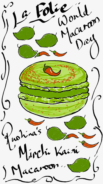 Rushina Munshaw Ghildiyal: Rushina' Mirchi Kairi Macaron for World ...