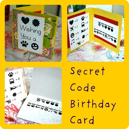 Secret Code Birthday Card – Lesson Plans
