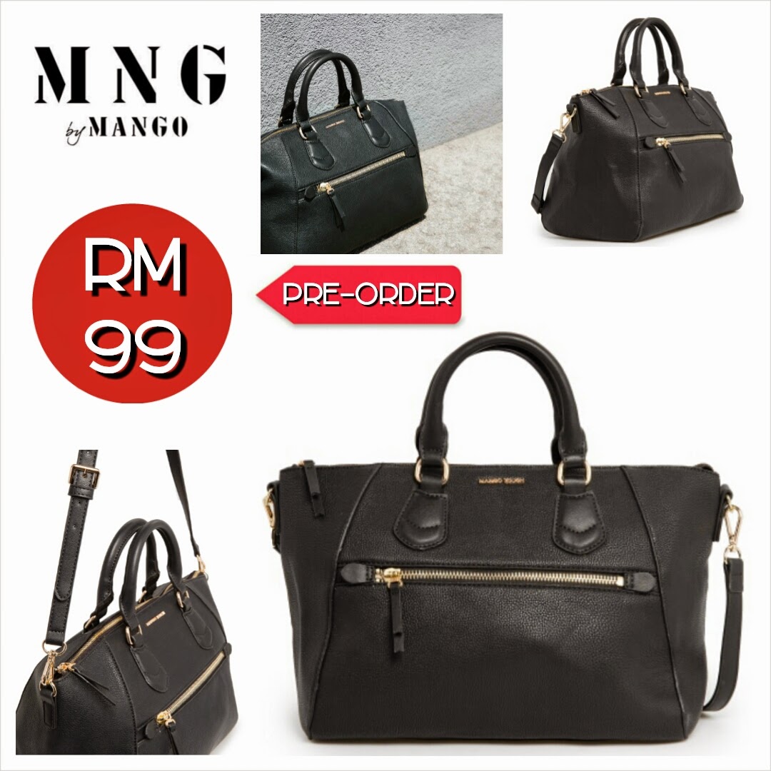MANGO Pebbled Tote Bag (Black & Beige) ~ PRE-ORDER! - SHANTEK COLLECTION