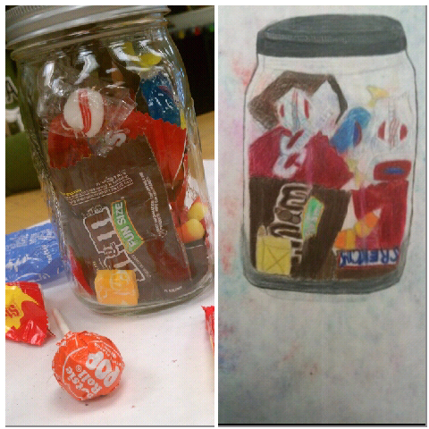 Beautiful Chaos: Candy Jar Drawing