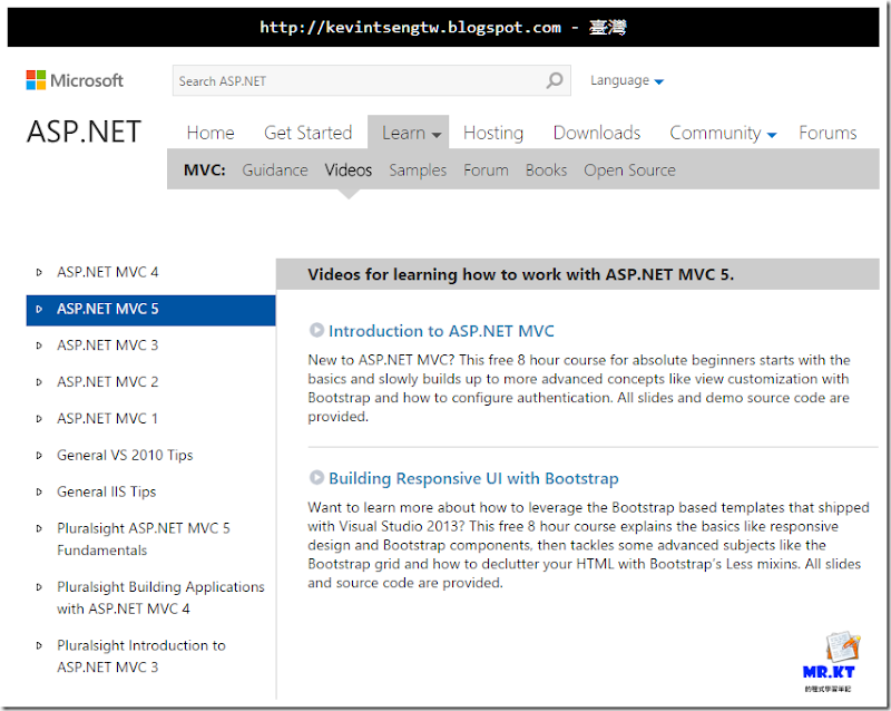 Mrkt 的程式學習筆記 Aspnet Mvc 學習資源整理 Part4 Aspnet Mvc 5 書籍 Books