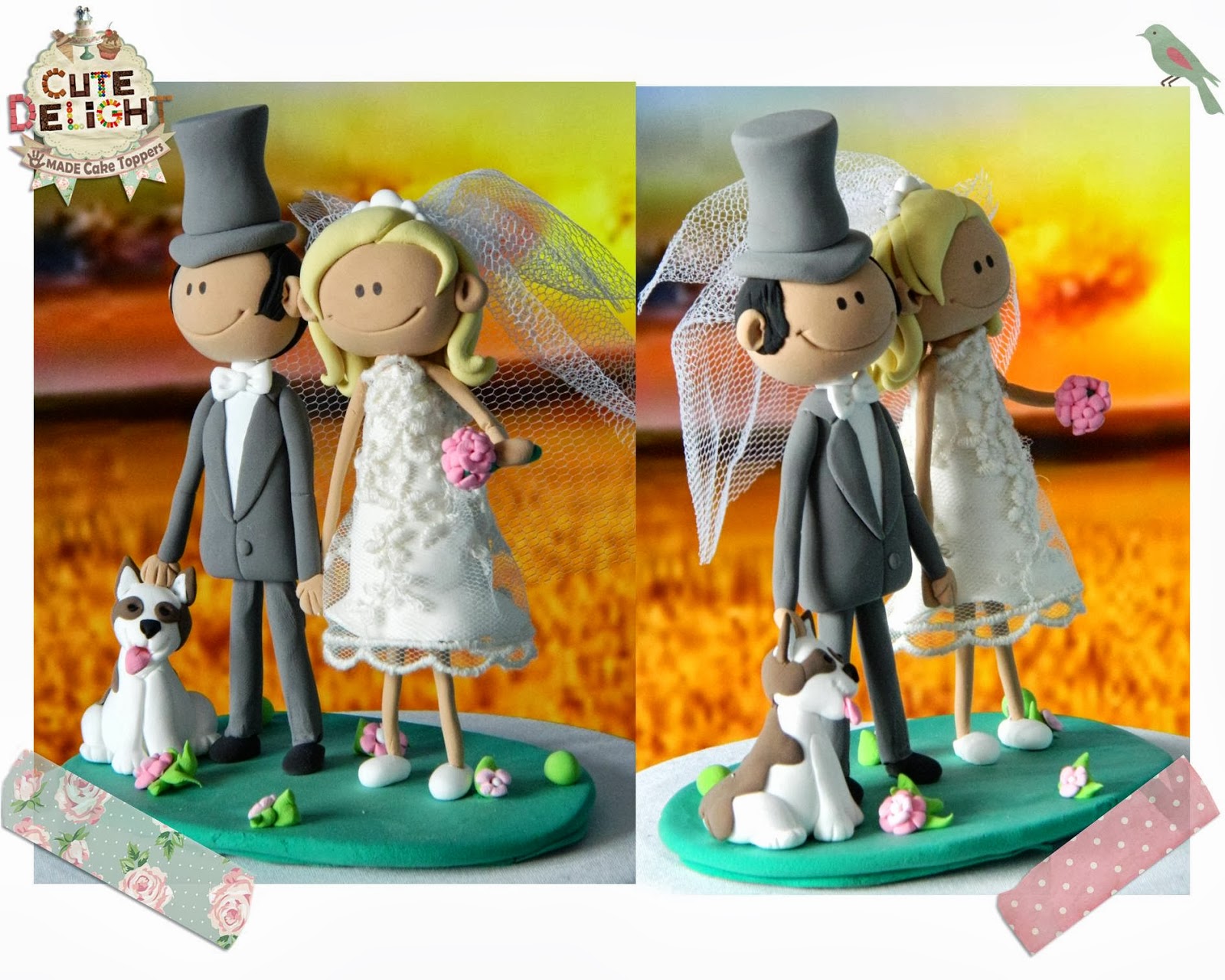 Wedding cake toppers, Custom Cake Topper, Funny cake toppers, Cake ...