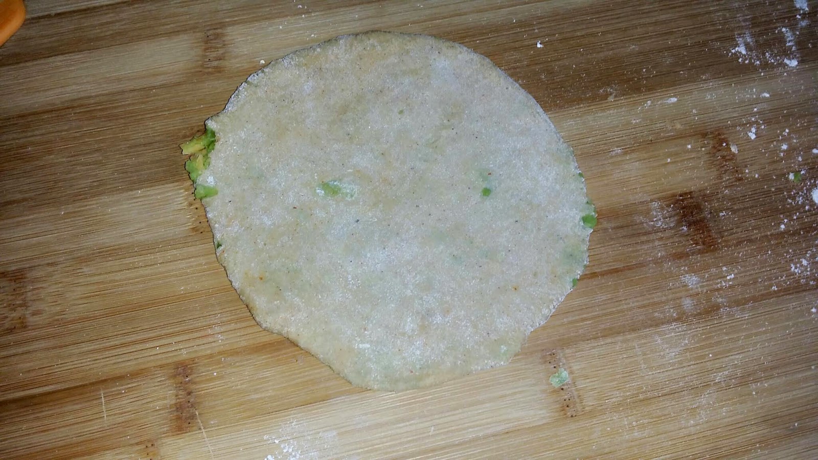 Peas Roti & Peas and cheese paratha