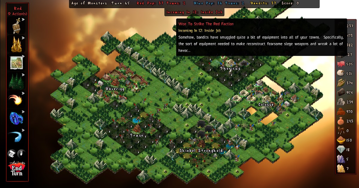 Indie Retro News: Skyward Collapse : turn-based 4x simulation god-game ...