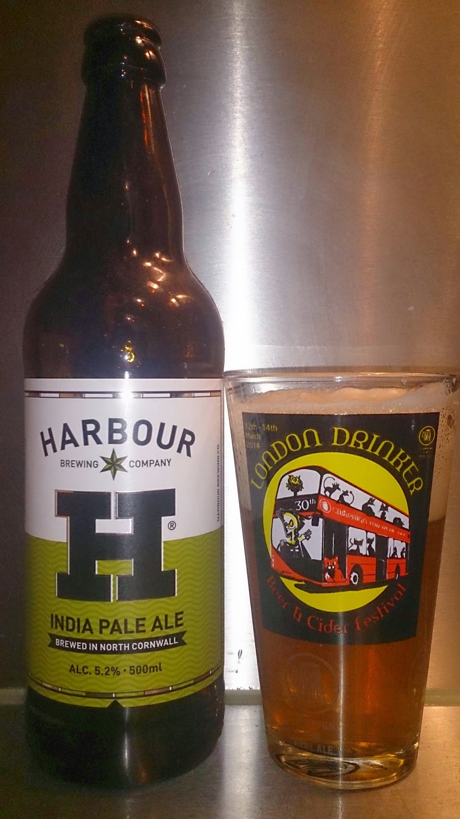 British Beer and London Pubs: Harbour Brewing's "India Pale Ale"