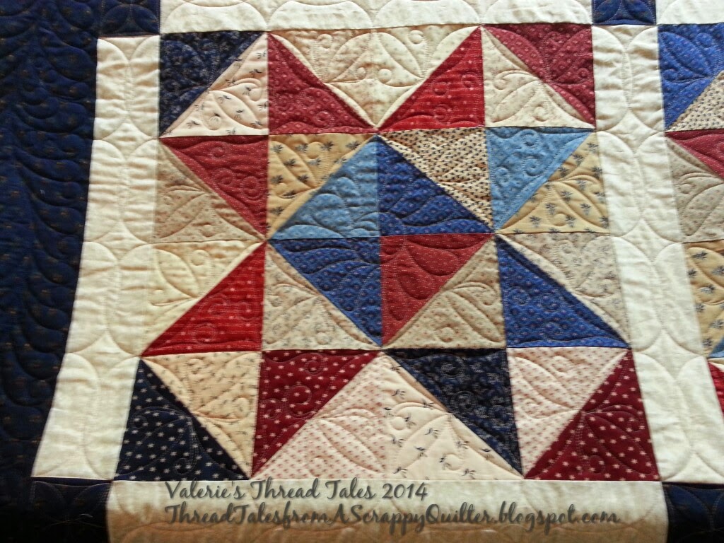 Civil War Ohio Star quilt