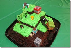 Real Life Pastor's Wife: Super Simple MINECRAFT Cake