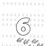 FICHAS PARA APRENDER EL NUMERO 6