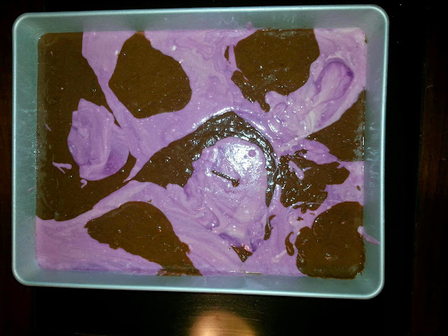 Hint of Sprinkles: Colorful marble cake