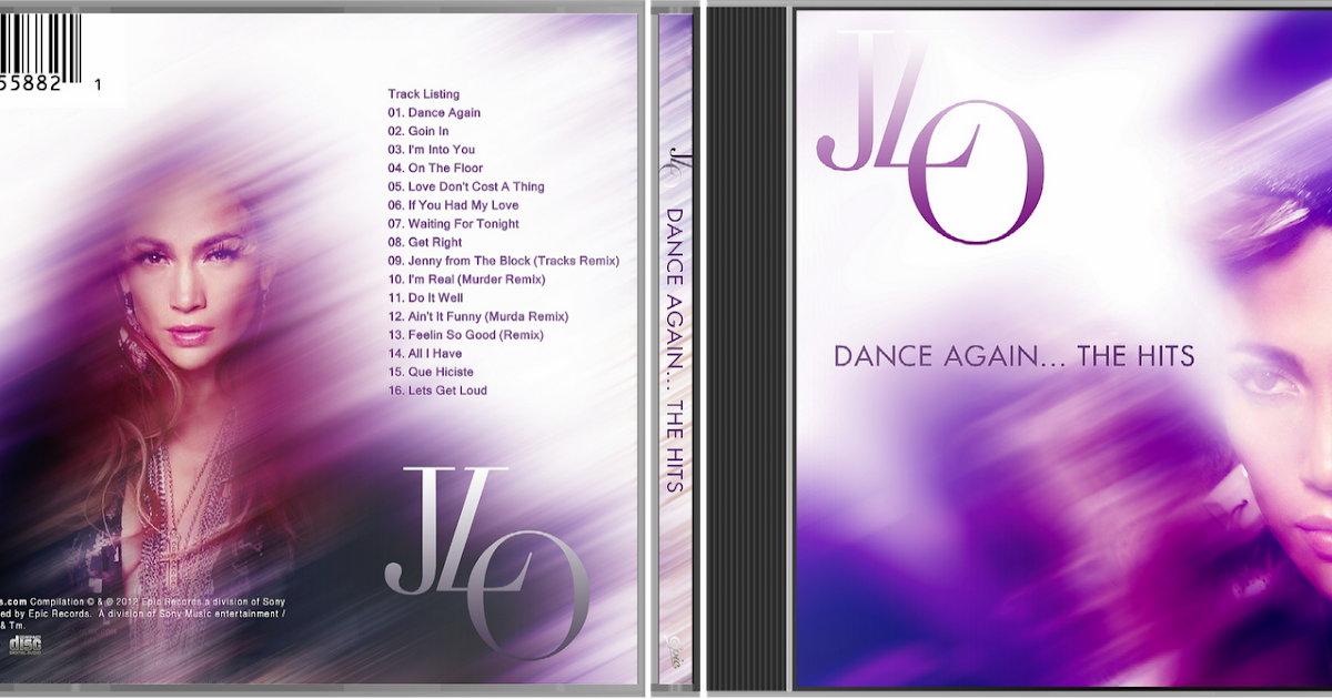 CD Cover Design: Jennifer Lopez - Dance Again... The Hits