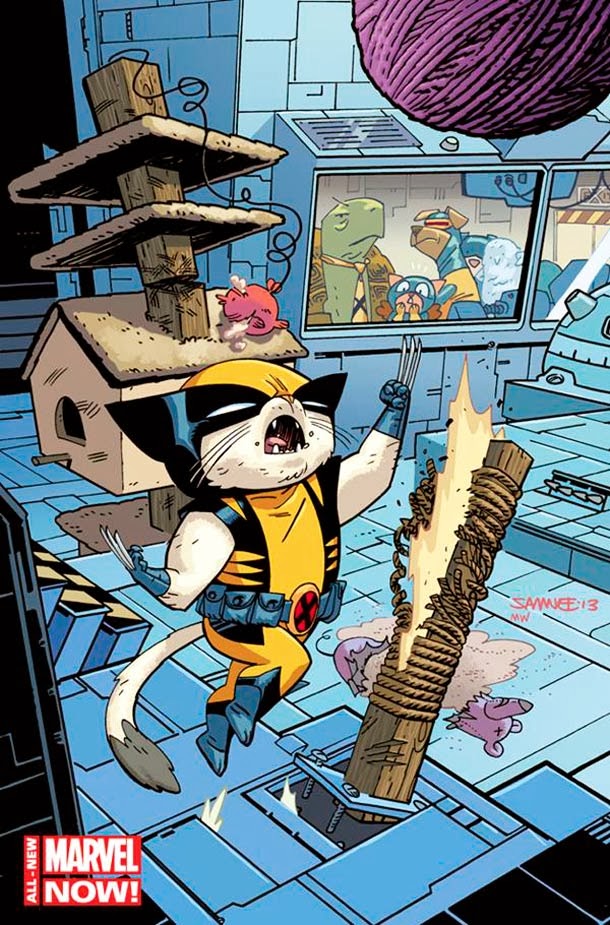 Os super-heróis da Marvel em versão animal