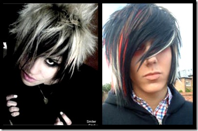 Diferentes clases de cortes de emo - Imagui