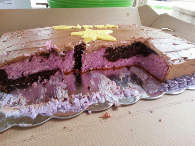 Hint of Sprinkles: Colorful marble cake