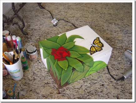 Dani Siegel: Hand Painted Wine Crates