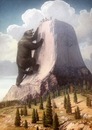 Devils Tower Bear Legend - Herbert A. Collins — Google Arts & Culture