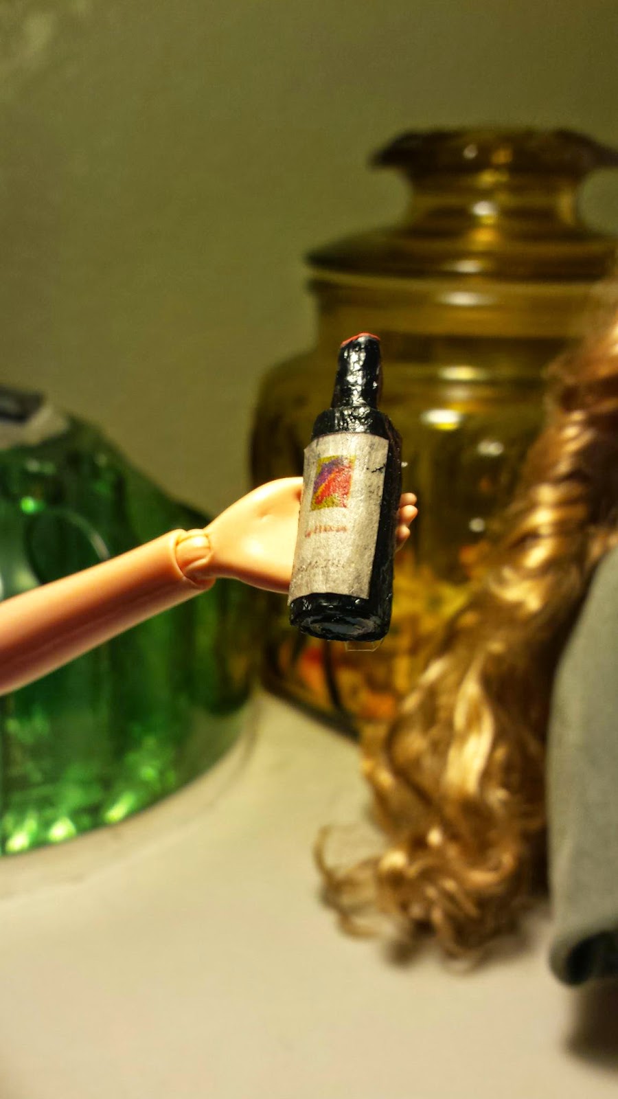 My first try for a recycled paper bottle