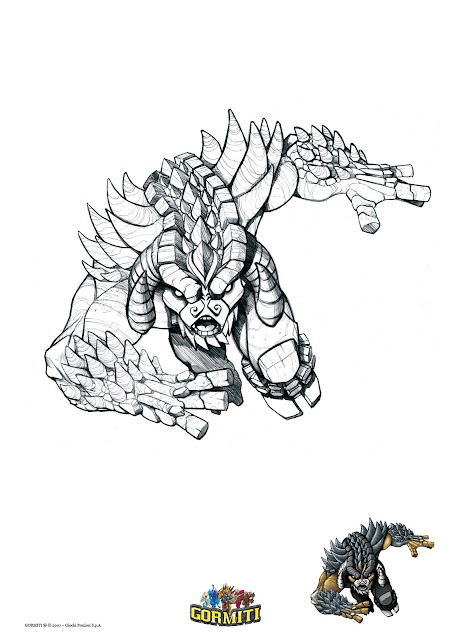 DESENHO GORMITI PARA COLORIR – Colorir e Aprender
