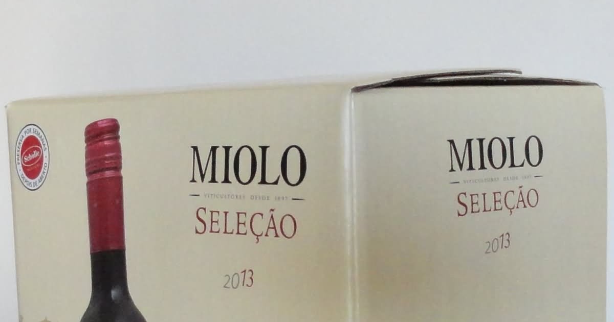 Vinhos x Vinhos: Bag in box Miolo seleção