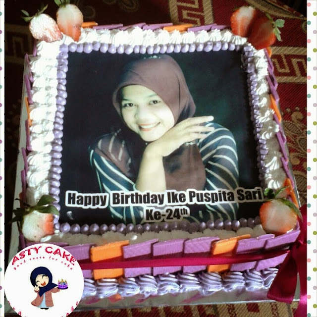 Asty'Cake: Tart ultah edible foto