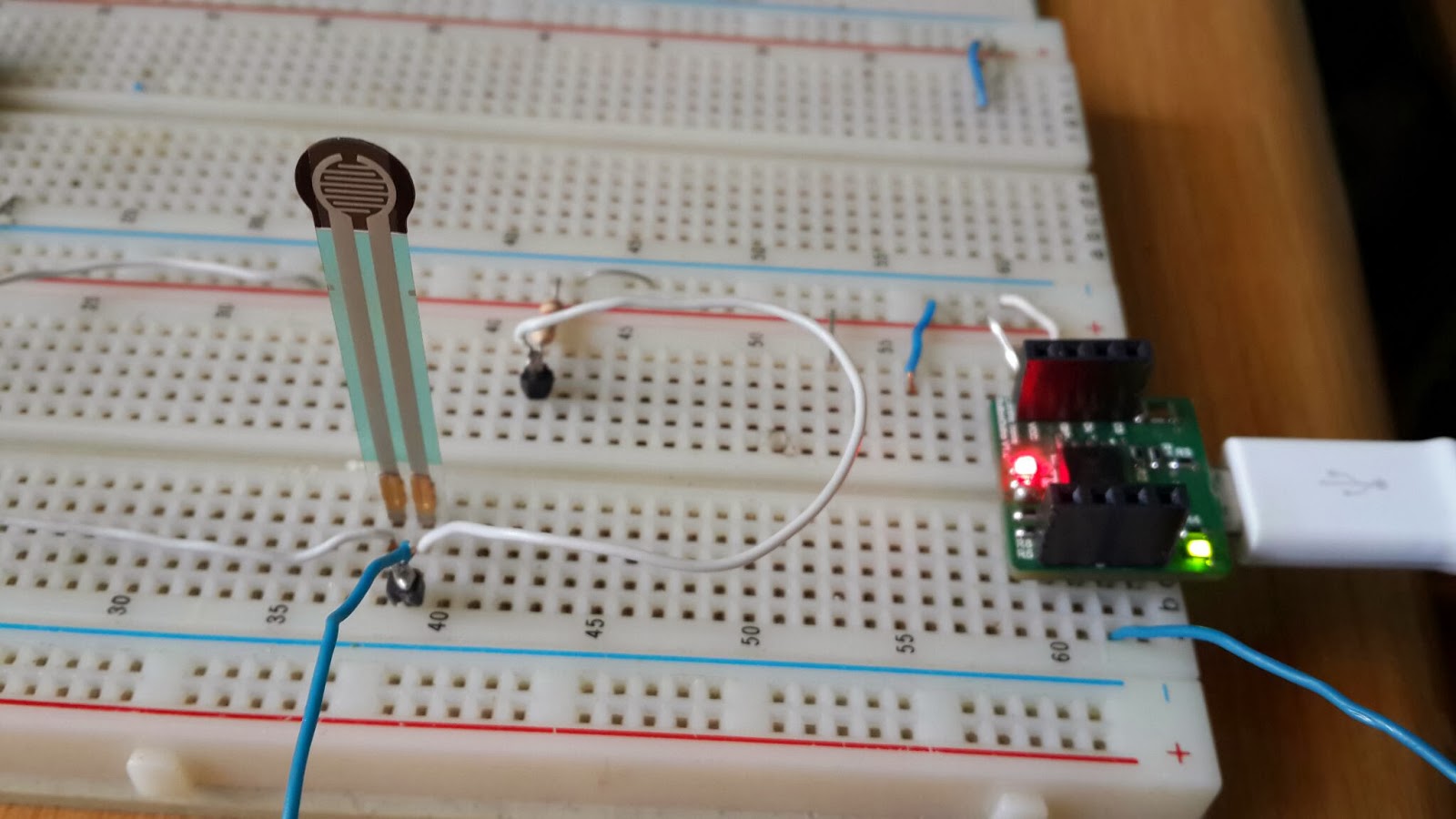 Interactive LED Panels: Force Sensitive Resistor with ButtonDuino