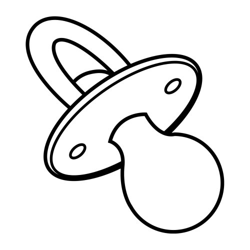 Dibujos de chupon para colorear - Imagui