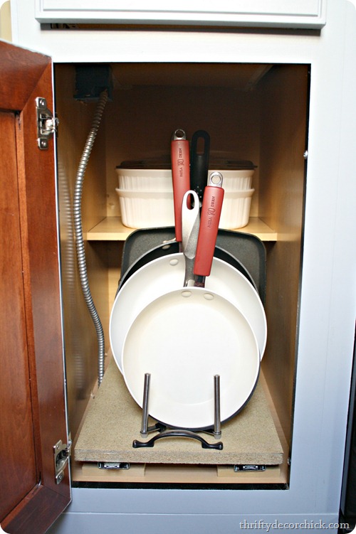 How to Make a DIY Roll Out Drawer for Less | Thrifty Decor Chick ...