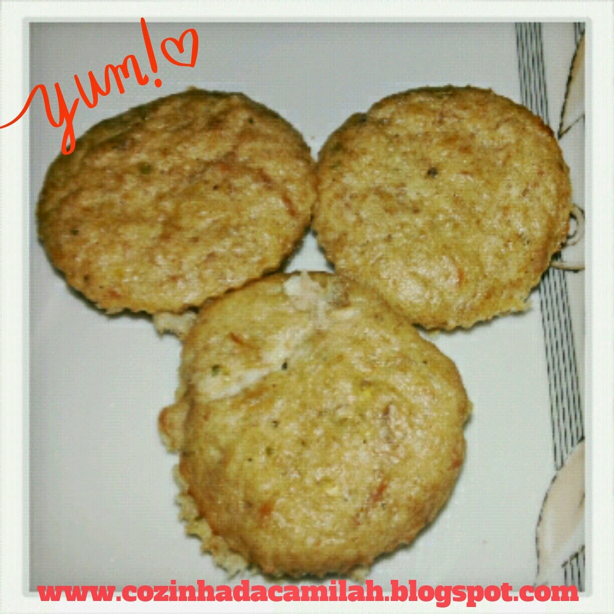 Cozinha da Camilah ♥: Muffin de atum low carb