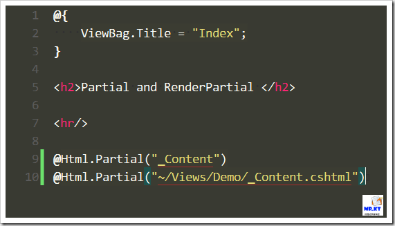 Mrkt 的程式學習筆記 Asp Mvc Html Partial 與 Html Renderpartial