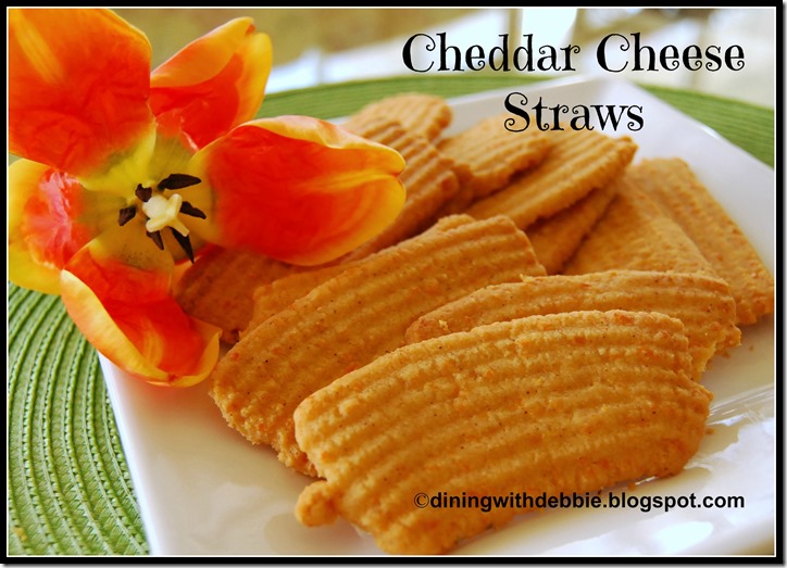 Cheddar Cheese Straws - Dining With Debbie
