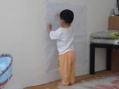 cherish every cherry: Aktiviti Menconteng dinding