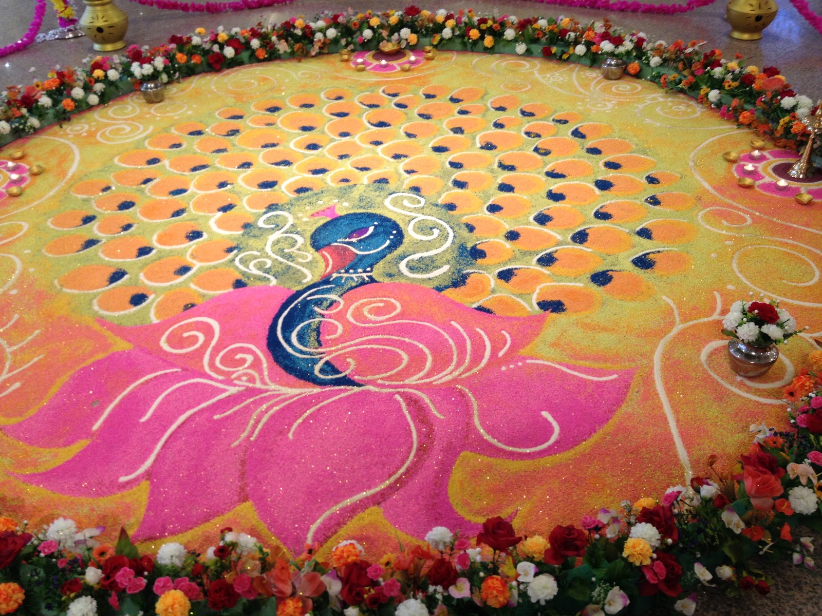 It's A Malaysian Life: Deepavali Kolam 2012