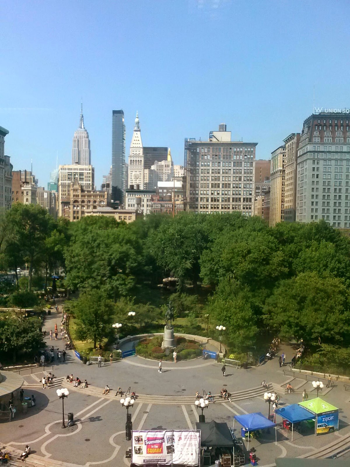 Union Square en ete - Manhattan - Vivre New York